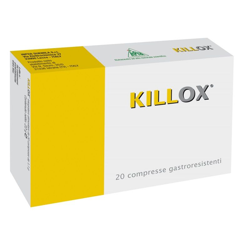 Killox antiossidante 20 compresse | Amica Farmacia – Amica Farmacia ...