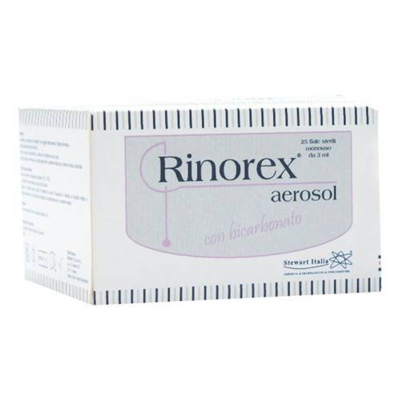 Rinorex Aerosol Bicarbonato 25x3ml Sollievo Nasale Rapido | Amica ...