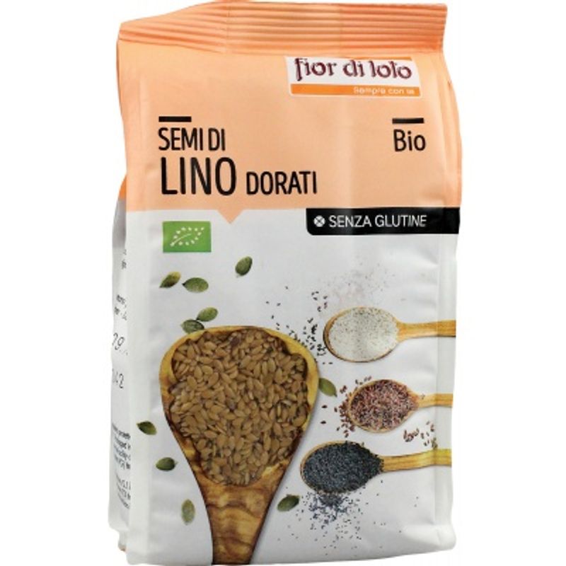 Fior di loto Semi di Lino Dorati biologici e senza glutine 400g | Amica ...