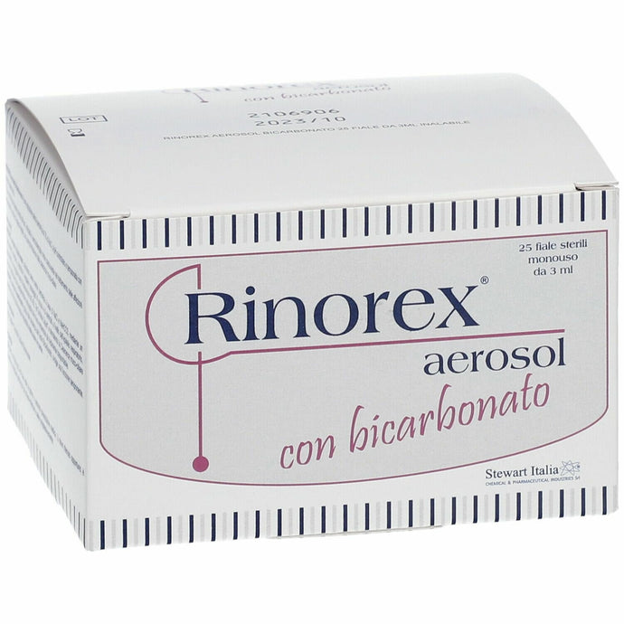 Rinorex Aerosol Bicarbonato 25x3ml Sollievo Nasale Rapido | Amica ...