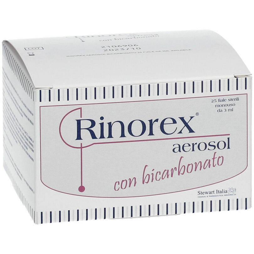 Rinorex Aerosol Bicarbonato 25x3ml Sollievo Nasale Rapido | Amica ...