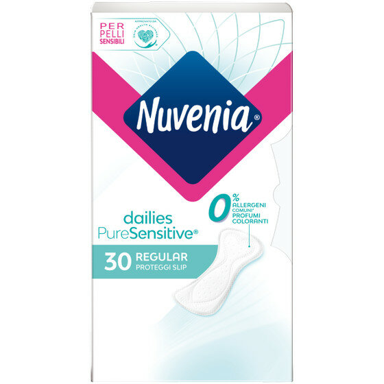 Nuvenia Dailies Pure Sensitive Regular proteggi slip 30 pezzi | Amica ...