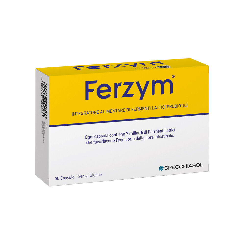 Specchiasol Ferzym integratore di fermenti lattici 30 capsule | Amica ...