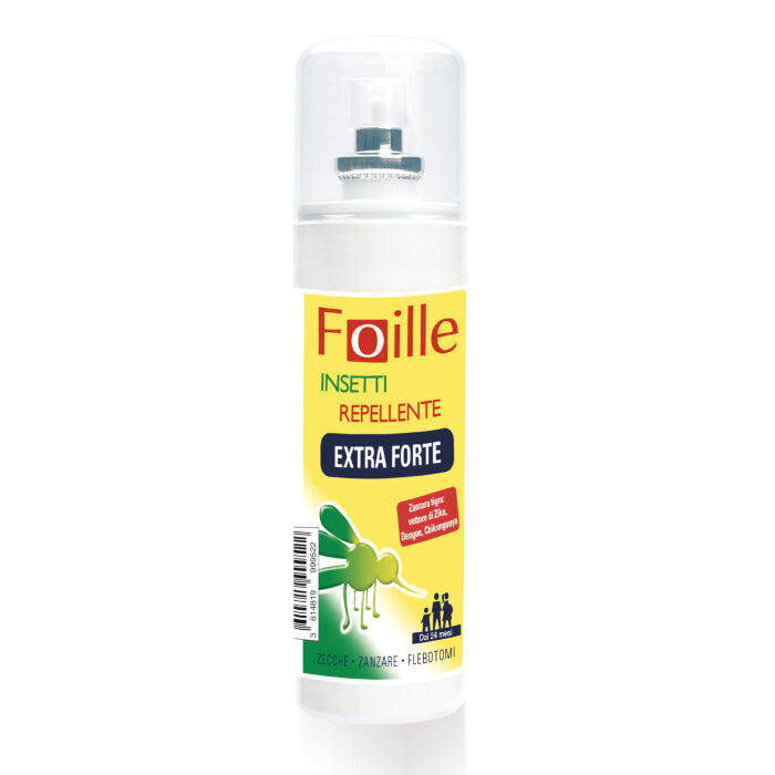 Foille Insetti Repellente Extra Forte Deet 50%, Spray anti zanzare ...