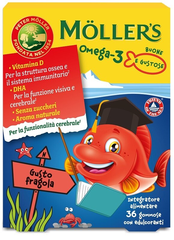 Moller's Omega 3 Jelly Fish 36 Gommose | Amica Farmacia – Amica ...