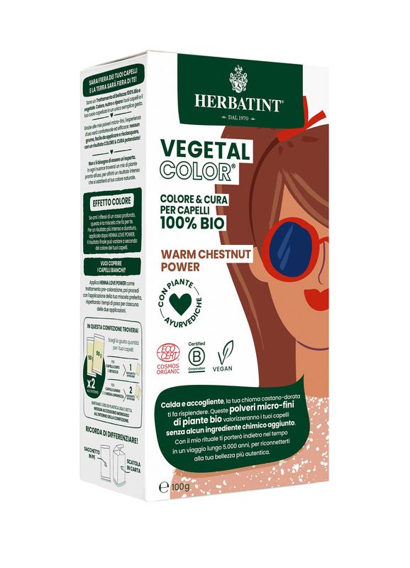 Herbatint Vegetal Color Tinta per capelli 100% Vegetale e bio WARM ...